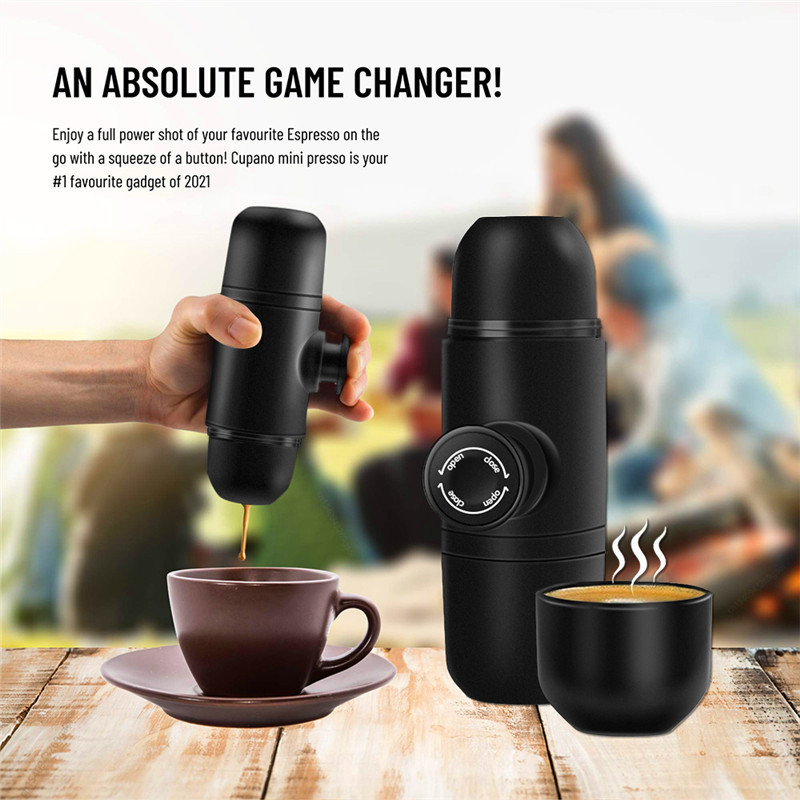 Portable Travel Espresso Coffee Maker – Gadget Matic
